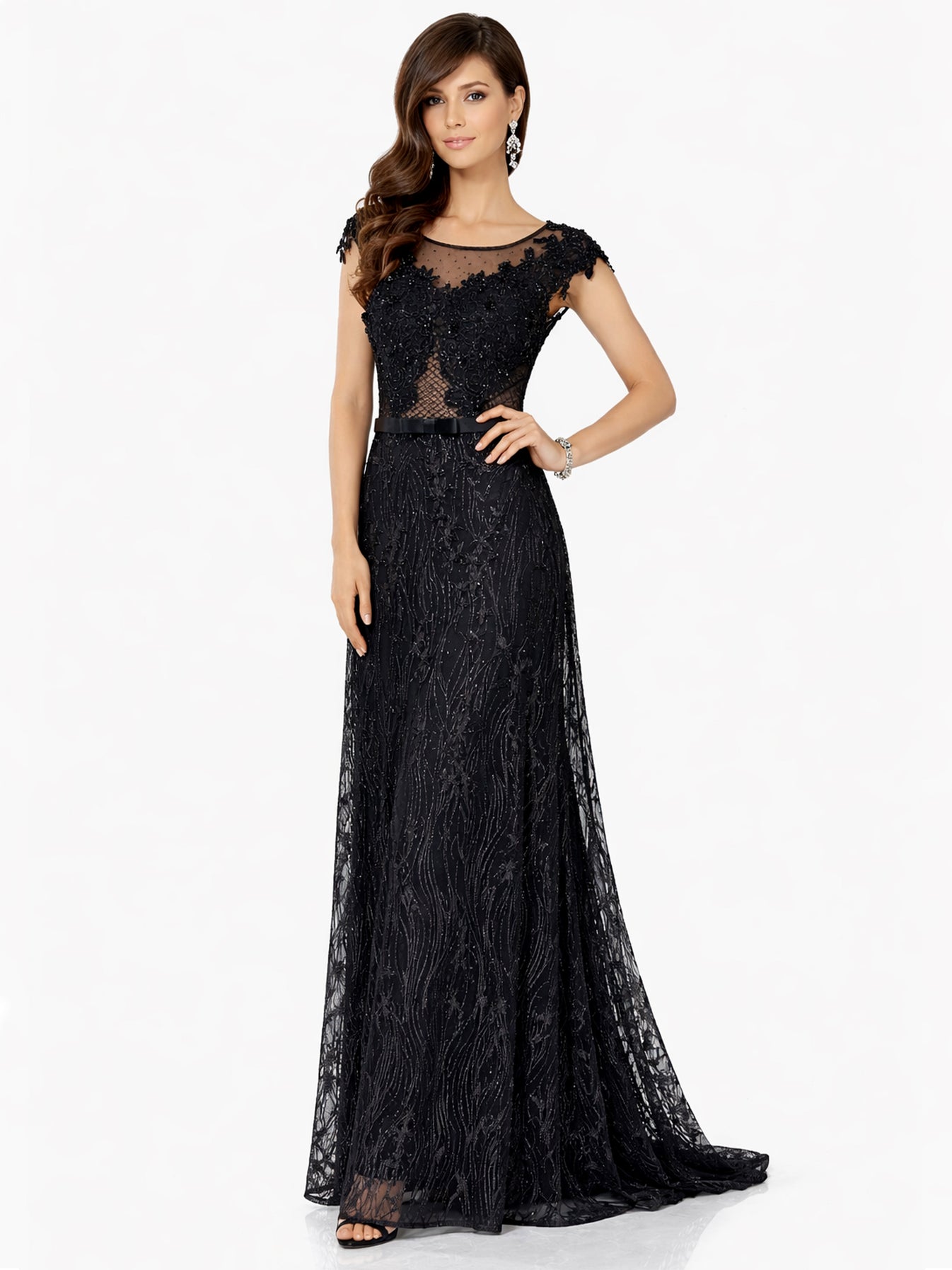 Style 190332 - Black / Light Green Dress – Tolo Dresses