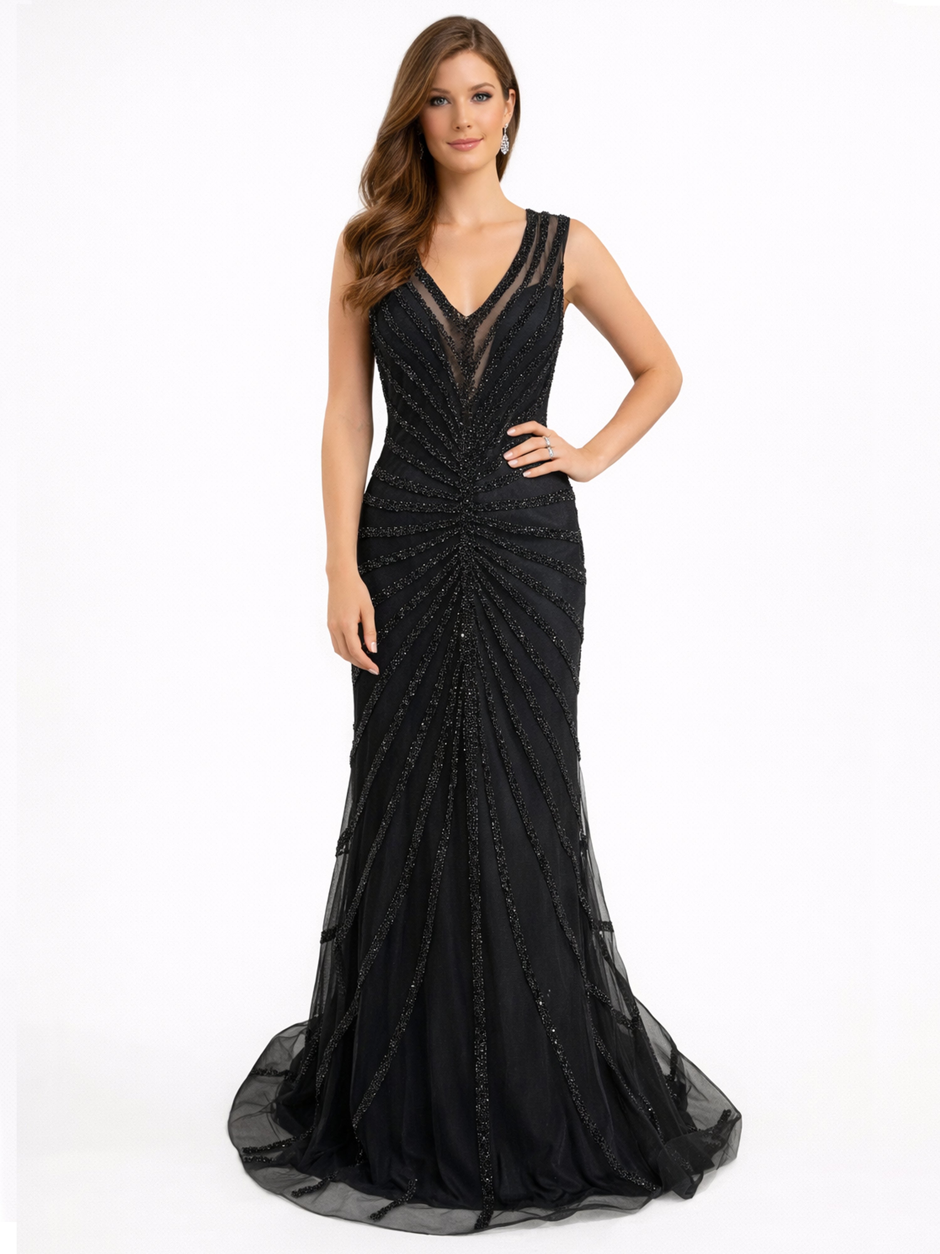 Style 191140 - Black / Silver Dress – Tolo Dresses