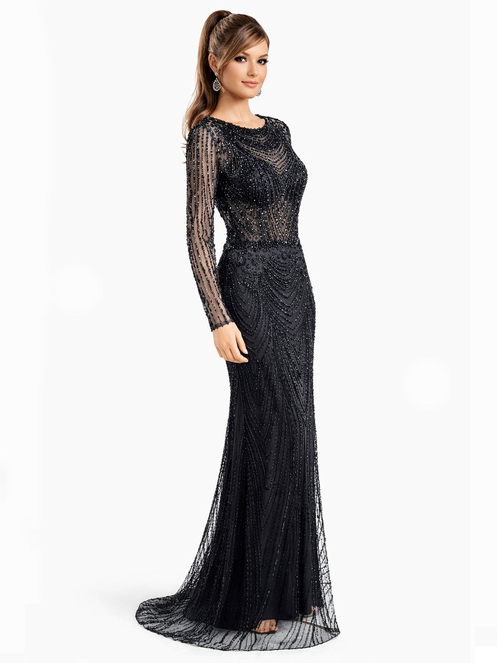 Style 202420 - Black / Gold Dress – Tolo Dresses